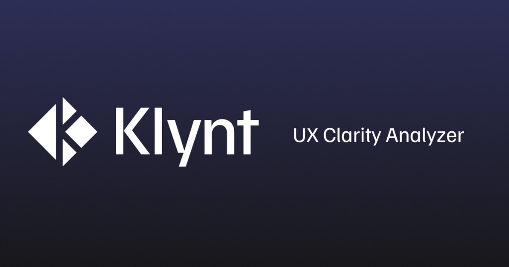 AI UX review for landing pages | Klynt